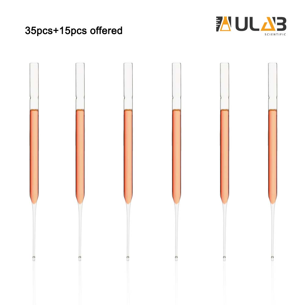 ULAB Scientific Glass Transfer Pasteur Pipette, Soda Lime Glass ...